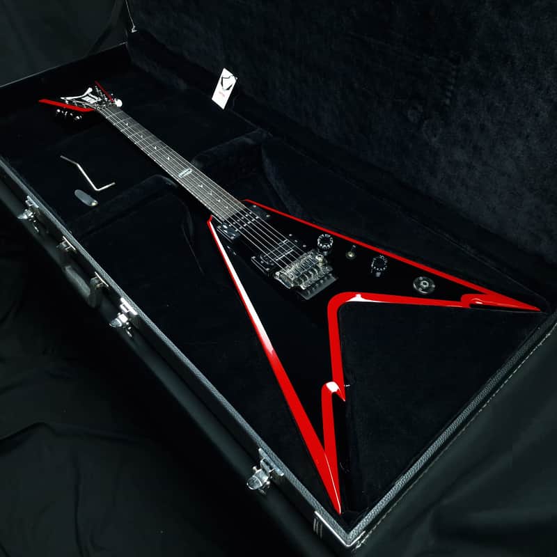 Dean Dime Razorback V Dimebag Darrell Signature Two Tone | Reverb