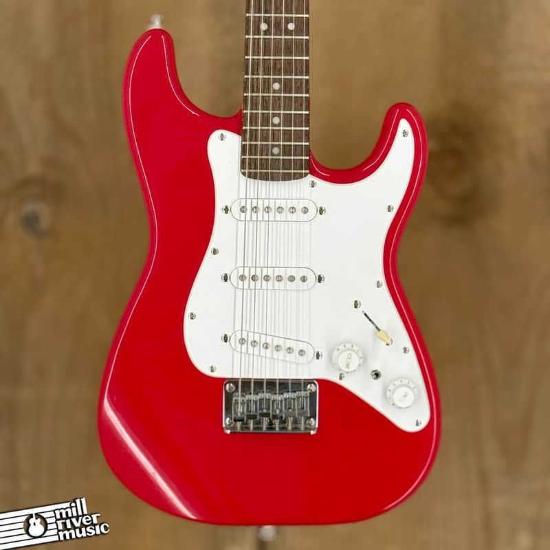 Squier Mini Stratocaster Torino Red 2018 w/ Mods – Used | Reverb