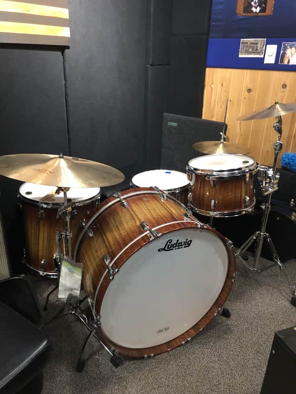 Ludwig Legacy Exotic Black Limba drum kit - Black Limba | Reverb