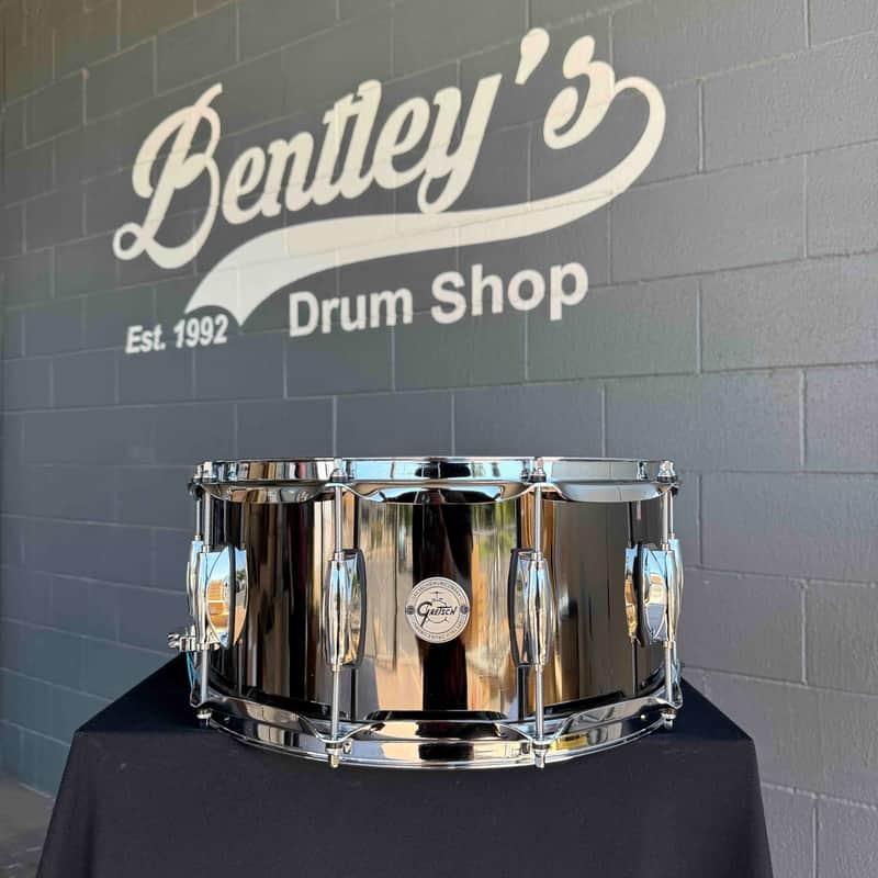 Gretsch Full Range Series Black Nickel over Steel 6.5x14 | Reverb