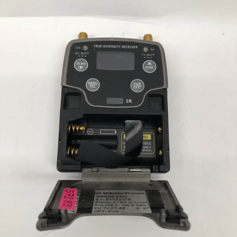 Broadcast Wireless Microphone System Wisycom MTH410 MPR30 | Reverb