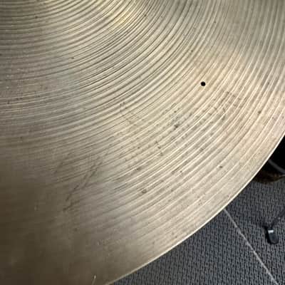 Zildjian A 20” Flat Ride 1970’s - Hollow Ink Logo | Reverb