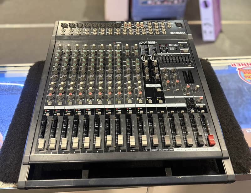 Yamaha EMX 5000-12 Gray 12 Channal Passive Analog Mixer for | Reverb