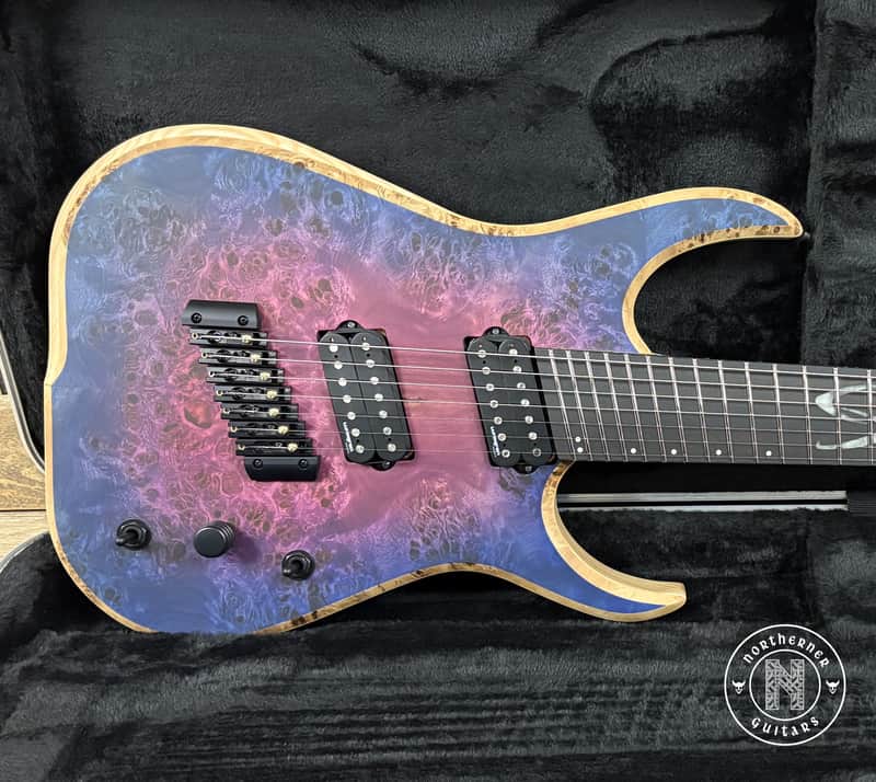 Skervesen Raptor 7FF Set-Neck 2026 Purple Burst | Reverb Australia