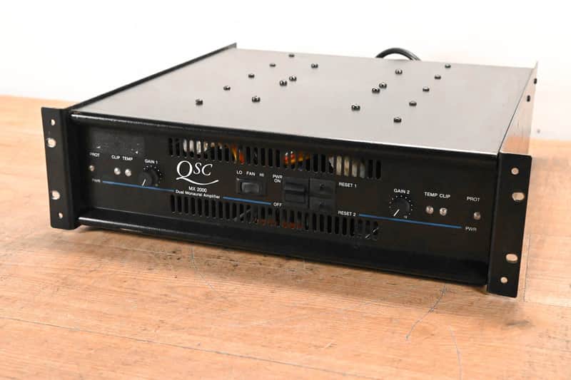 QSC MX 2000 2-Channel Power Amplifier CG01VTH | Reverb