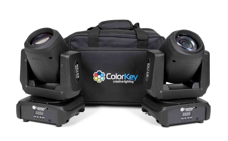Colorkey CKU-5062, Mover Beam 100 2-Pack Bundle with Carrying | Reverb