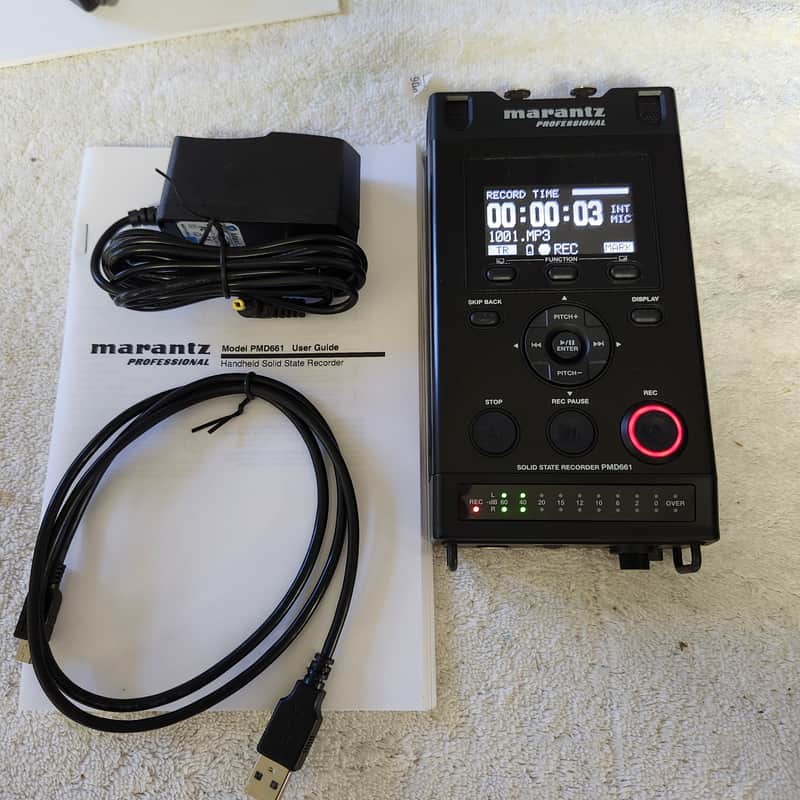 Rebuilt Marantz PMD661 Professional Recorder with current | Reverb