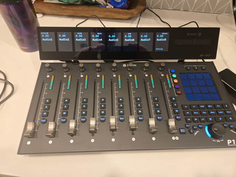 iCON Pro Audio P1-M DAW Control Surface Bundle with D4T | Reverb