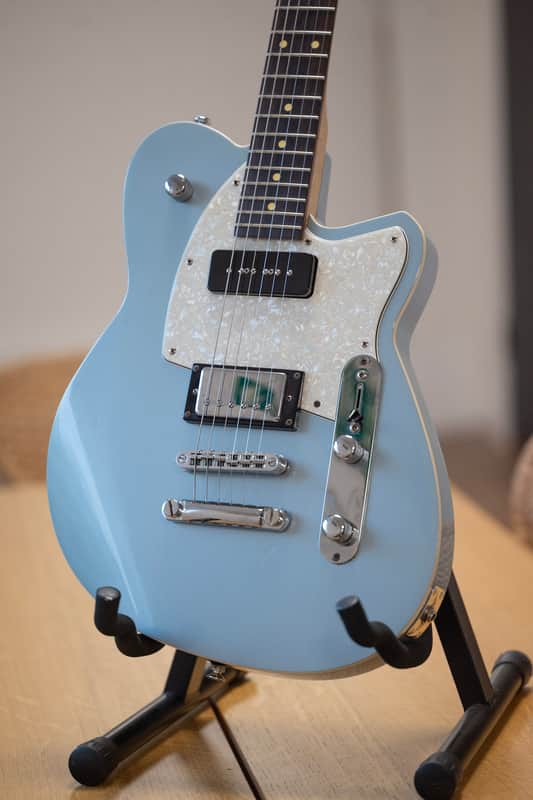 Reverend Double Agent - Ice Blue Metallic | Reverb