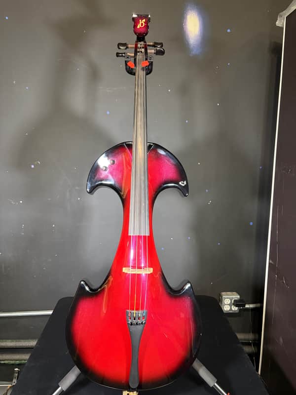 Used Electric Bridge Draco Series 4-String Electric Cello Red | Reverb