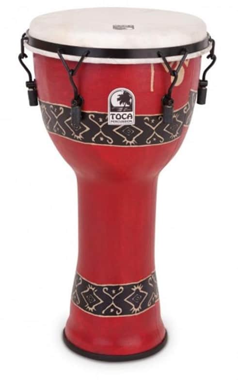 Toca Freestyle 12" Mechanically Tuned Extended Rim Djembe - | Reverb