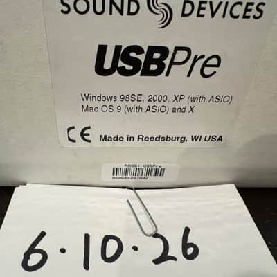 Sound Devices USBPre 2 Dual-Channel USB Audio Interface | Reverb