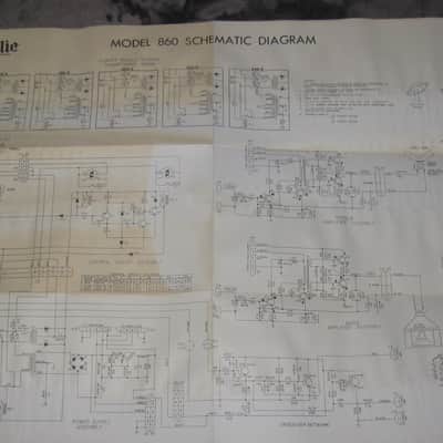 Leslie Speaker Model 860 Schematic | Reverb