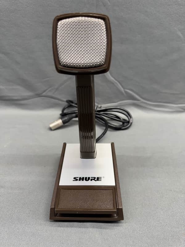 Vintage Shure 550L Desktop Mic PA Loud Speaker CB Paging | Reverb