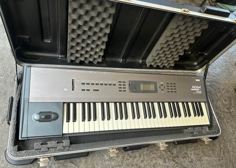 Korg N364 61-Key Music Workstation - Fully Serviced with SKB | Reverb