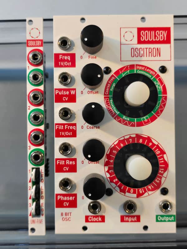 Soulsby Synthesizers Oscitron plus Uni-Five Companion | Reverb