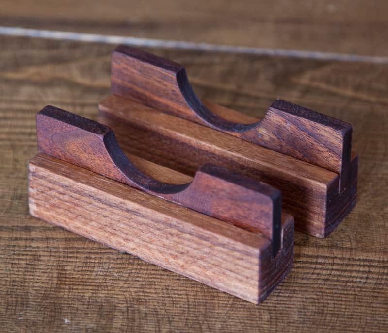 Flute Stand - Flute Foot - Single Walnut Stand - Tung Oil | Reverb