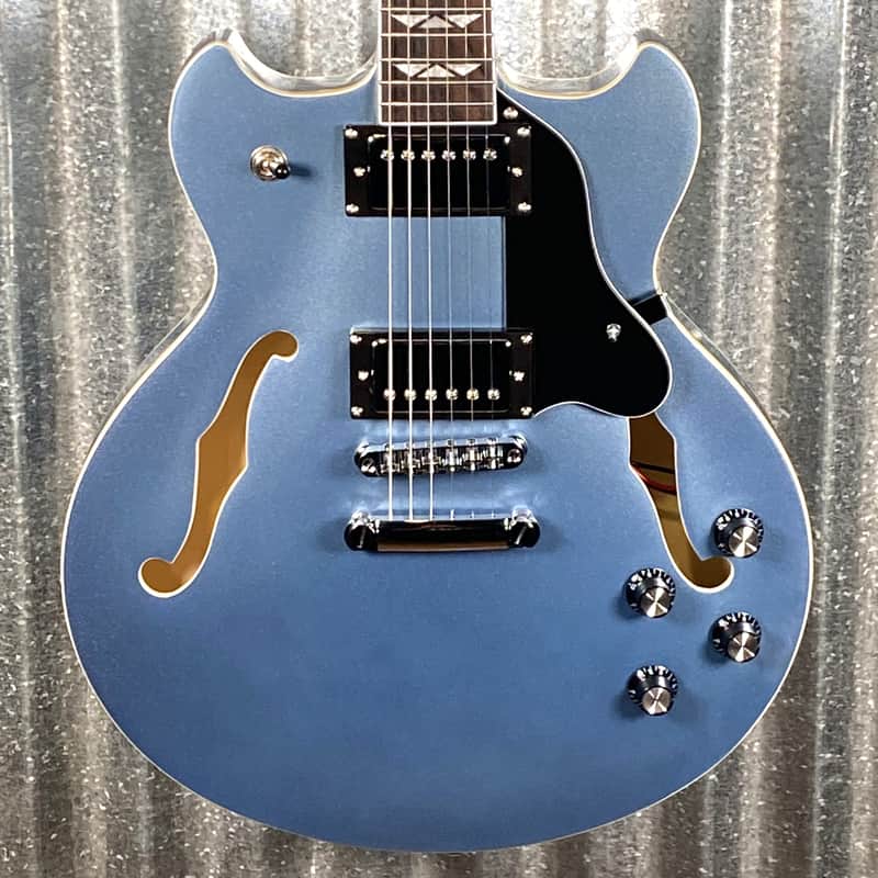 Westcreek 333 Semi Hollow Body 335 Lake Placid Blue Guitar | Reverb