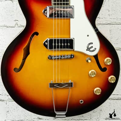 2000s Epiphone Peerless Casino Sunburst w/ Epi HSC | Reverb