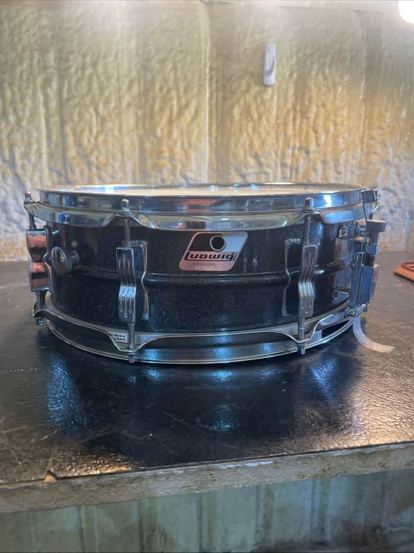 LUDWIG Black Galaxy Acrolite “Blakrolite” 14x5 Aluminum Snare | Reverb
