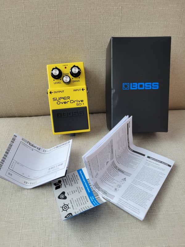Boss SD-1 Super Overdrive with box | Reverb