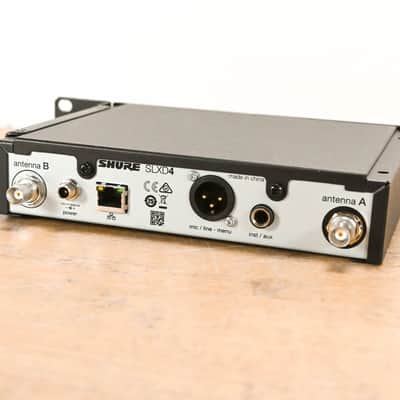 Shure SLXD4 Wireless Receiver - J52 Band: 558-602 / 614-616 | Reverb