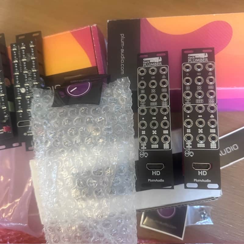 LNIB Plum Audio Rack Plumber HD (Pair)Eurorack bridge Utility | Reverb