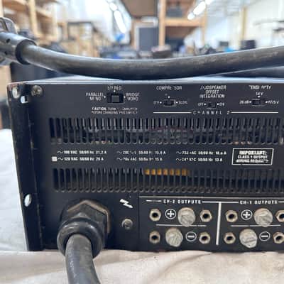 Crown Macro-Tech 5002VZ 2 Channel Power Amplifier - Tested & | Reverb