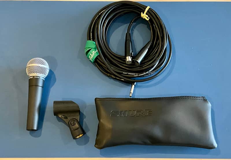 Shure SM58 Handheld Cardioid Dynamic Microphone w/ Pouch, Mic | Reverb
