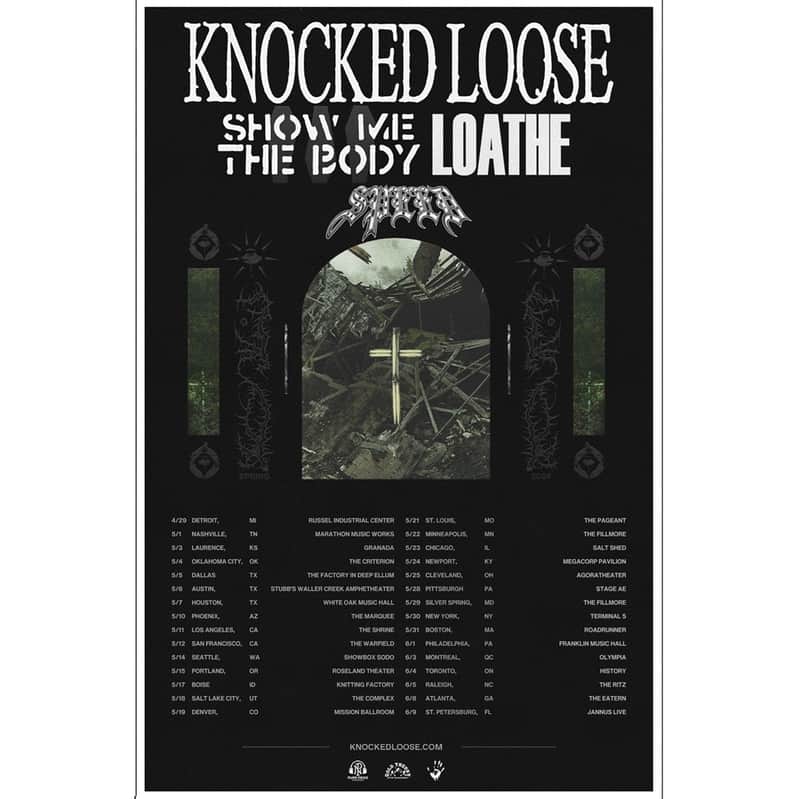 KNOCKED LOOSE | SHOW ME THE BODY | LOATHE | SPEED Spring Tour | Reverb