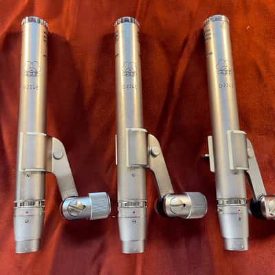 3 AKG D224E vintage 2-way 60´s microphone, TESTED, 2 working | Reverb