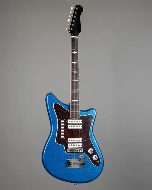 c1963 Eko 500/V4 (Italy, Blue Sparkle) | Reverb