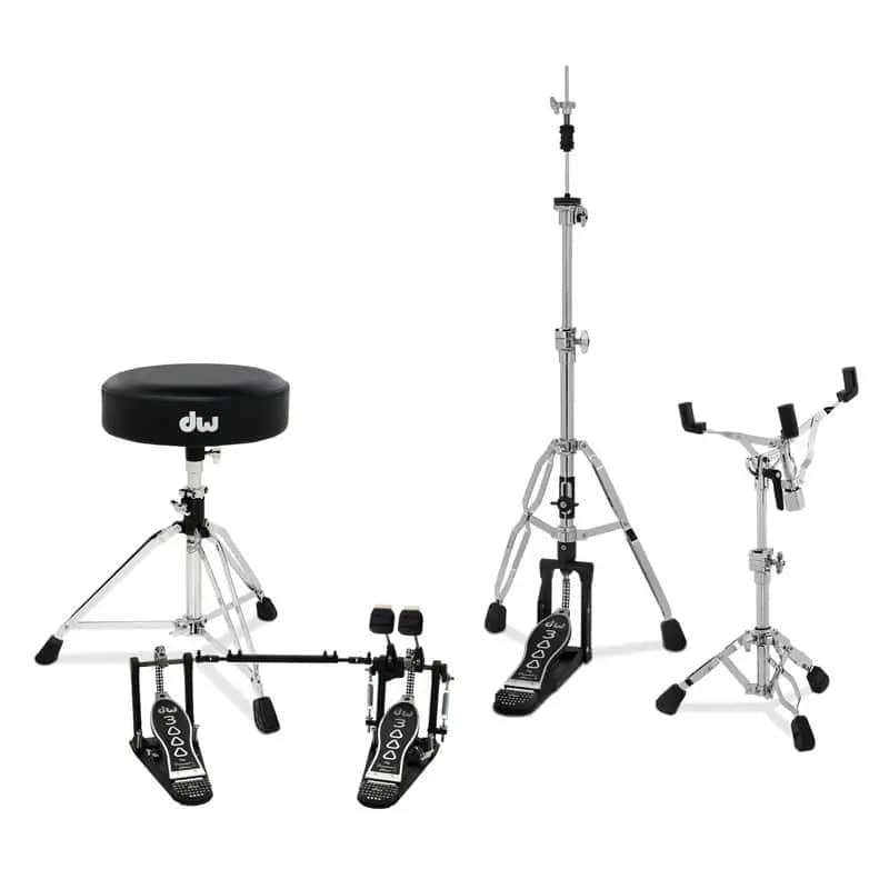 DW 3000 4pc Hardware Pack w/Double Pedal | Reverb