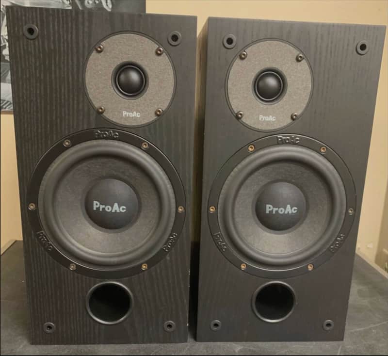 ProAc Studio SM 100 Passive Studio Monitors - Pair, Black - | Reverb