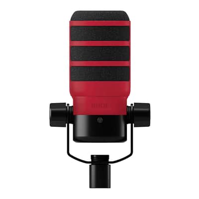 Rode WS14 Deluxe Pop Filter for PodMic (Red) | Reverb