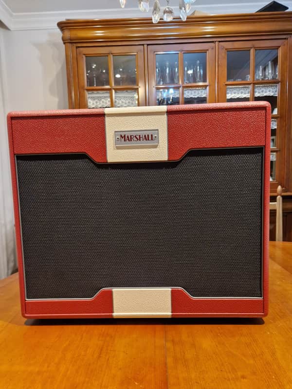 Marshall AST2-112 Astoria Custom Red Cabinet | Reverb