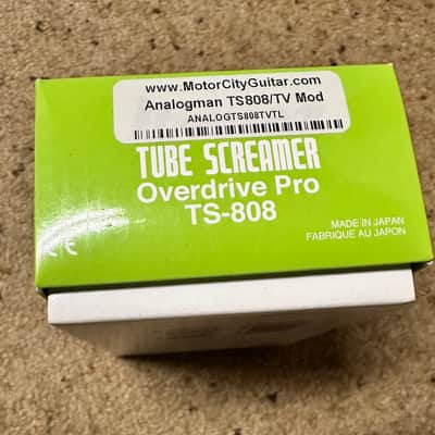 Analogman Ibanez Tube Screamer Modded TS808 TV Mod 2020 | Reverb