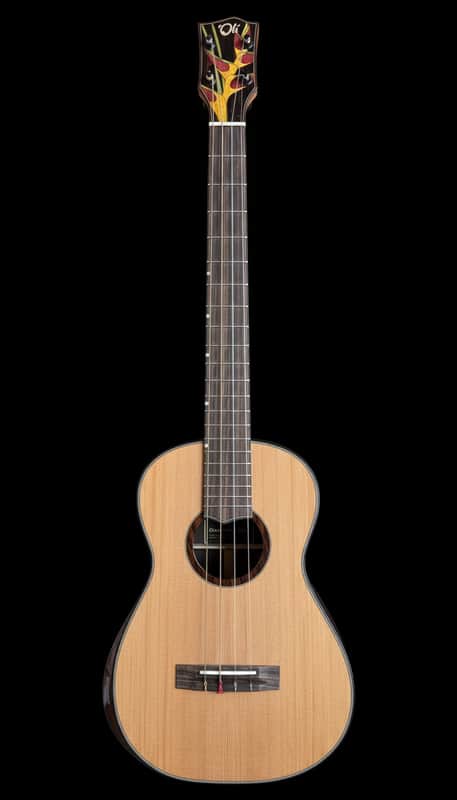 Oli L2 BCE Baritone Ukulele with Crossrock Flight Case | Reverb