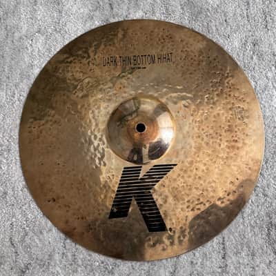 Zildjian Rarities 14" K Dark Thin Hi Hat Pair 749g / 1,024g | Reverb
