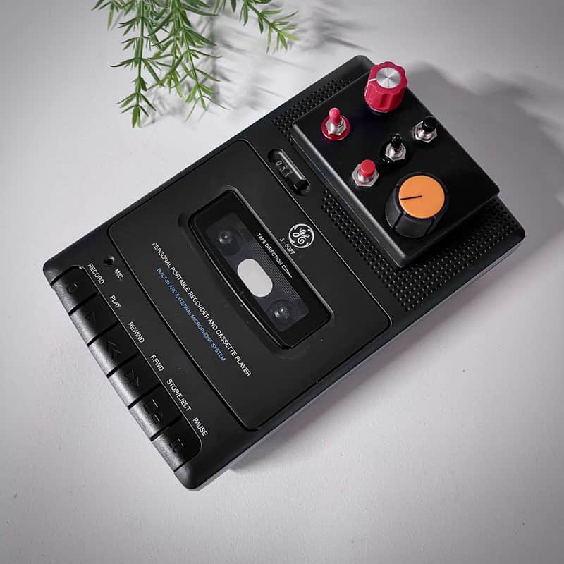 Tonefield Modified GE Cassette Player Black | Reverb
