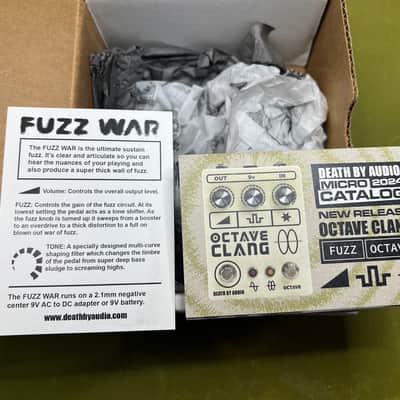 Death By Audio Fuzz War 2010s - Metal (Box Only) | Reverb