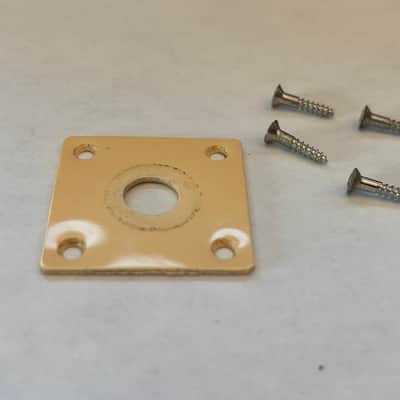 gibson les paul jack plate 1952-1960 - cream | Reverb