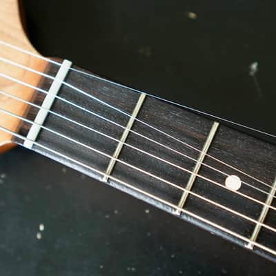 Veritas Custom Texas Miracle Black & Silver Roasted Neck | Reverb
