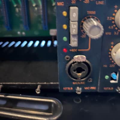 AMS Neve 1073LB 500 Series Mic Preamp Module 2010s - Blue | Reverb