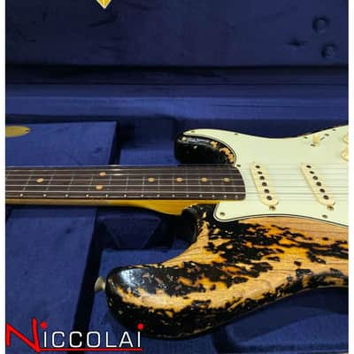 FENDER 1963 Stratocaster Super Heavy Relic, 3A Rosewood | Reverb