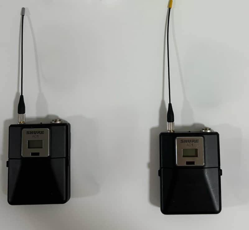 2x Shure AD1-G57 Axient Digital Wireless Bodypack | Reverb
