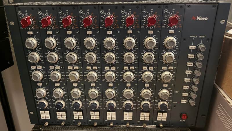 8 Neve 1081 CV Vertical Mic Preamp / EQ and Neve Rack | Reverb Canada