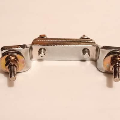 YAMAHA VINTAGE SNARE DRUM BUTT PLATE W/MOUNT SCREWS - CHROME | Reverb