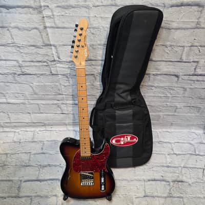 G&L ASAT Classic Tribute Sunburst Hollow Body Electric Guitar | Reverb