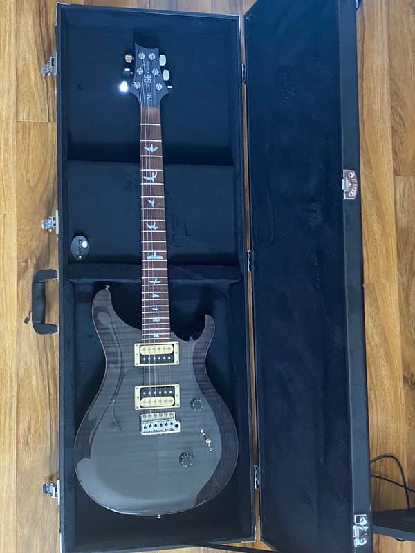 2012 PRS SE Custom 24 Charcoal Burst MIK World Musical | Reverb